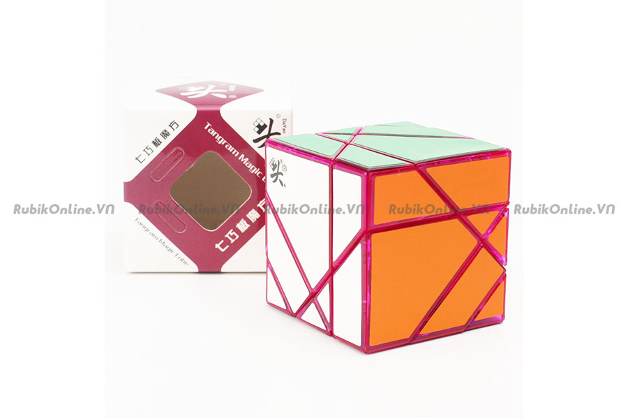 Dayan Tangram Cube Transparent - Phiên bản giới hạn - H2 Rubik VN H2 Rubik Shop