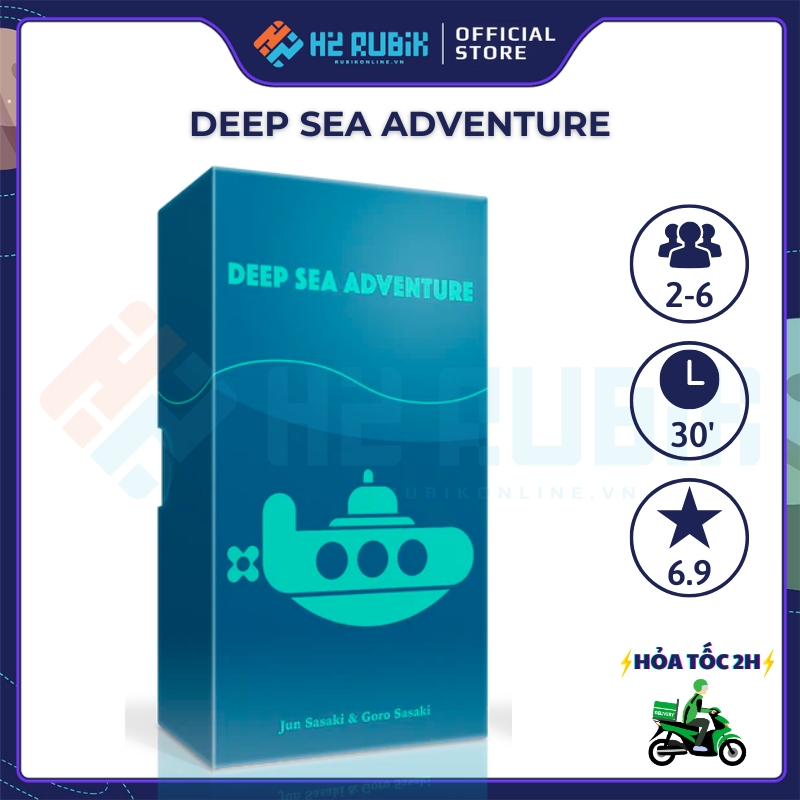 Deep Sea Adventure Board Game Khám phá biển sâu H2 Rubik Shop