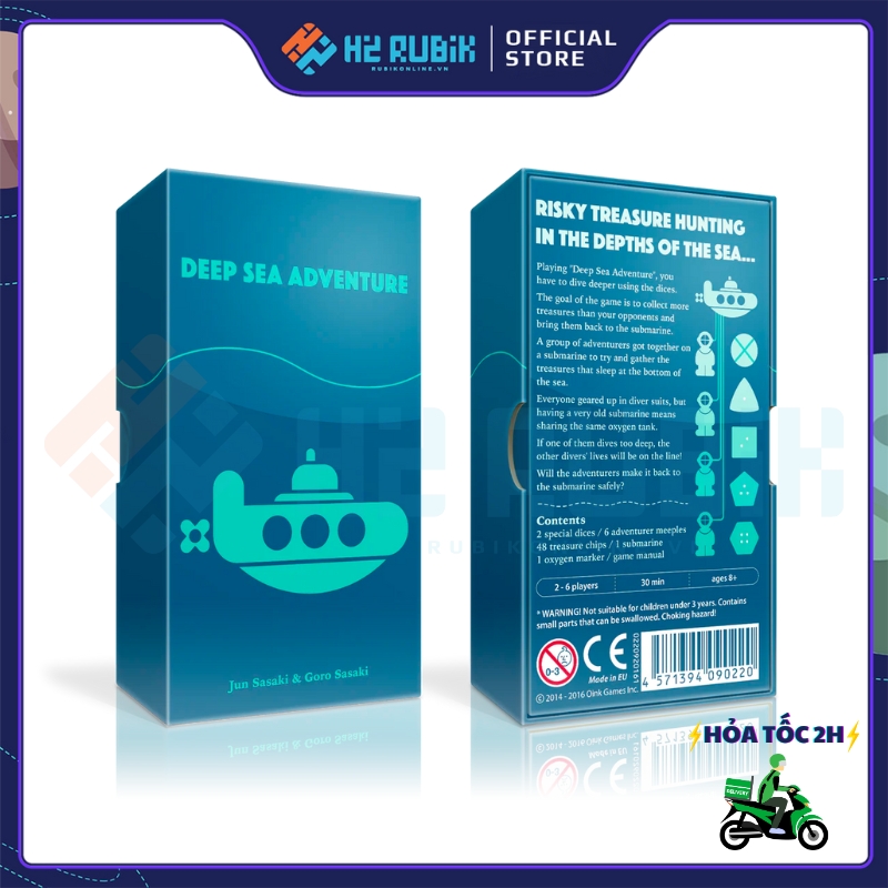 Deep Sea Adventure Board Game Khám phá biển sâu H2 Rubik Shop