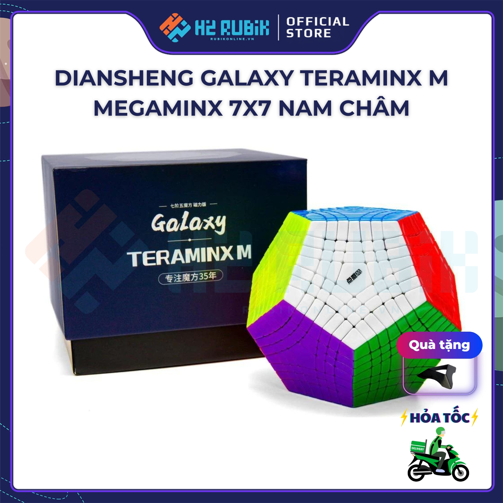DianSheng Galaxy Teraminx M Megaminx 7x7 Có nam châm H2 Rubik Shop