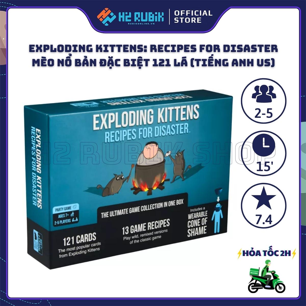 Exploding Kittens: Recipes for Disaster Board Game Mèo Nổ Bản Đặc Biệt ...
