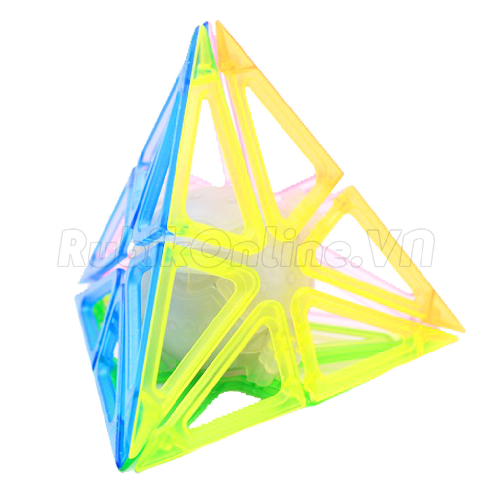 FangShi LimCube 2x2 Frame Pyraminx Transparent | H2 Rubik H2 Rubik Shop