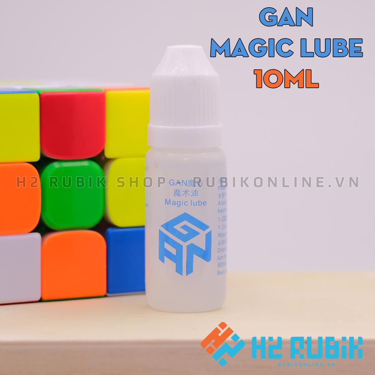 GAN Magic Lube 10ml - Dầu bôi trơn hãng GAN H2 Rubik Shop