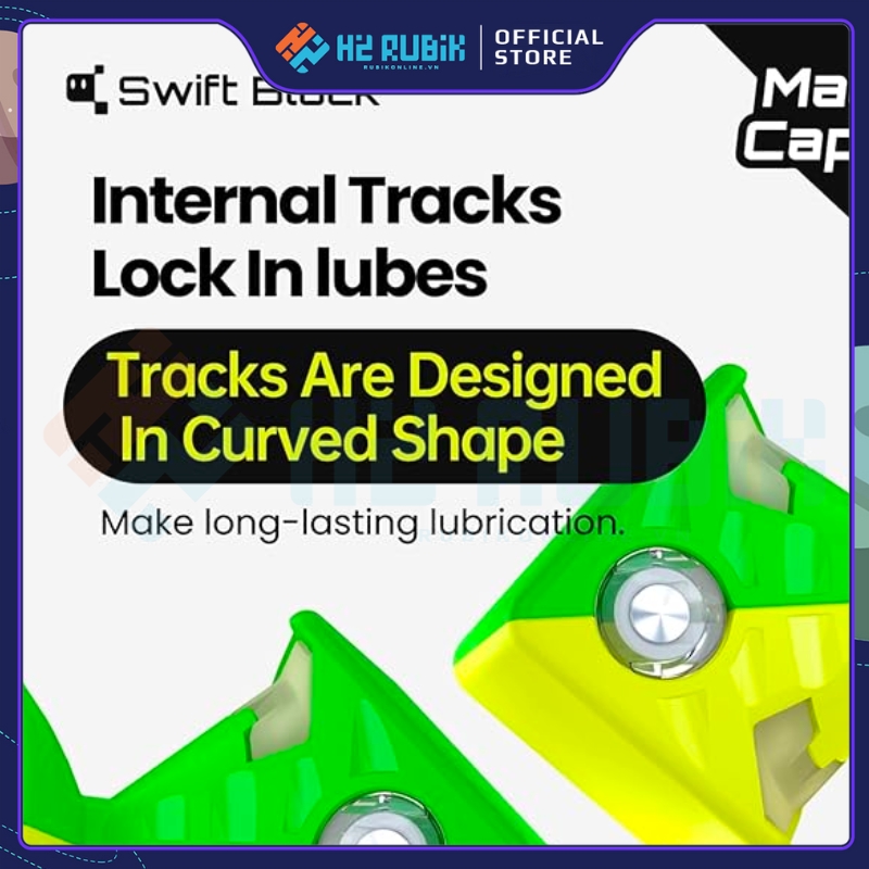 GAN Swift Block 355S 3x3 Magnetic Nam châm sẵn H2 Rubik Shop