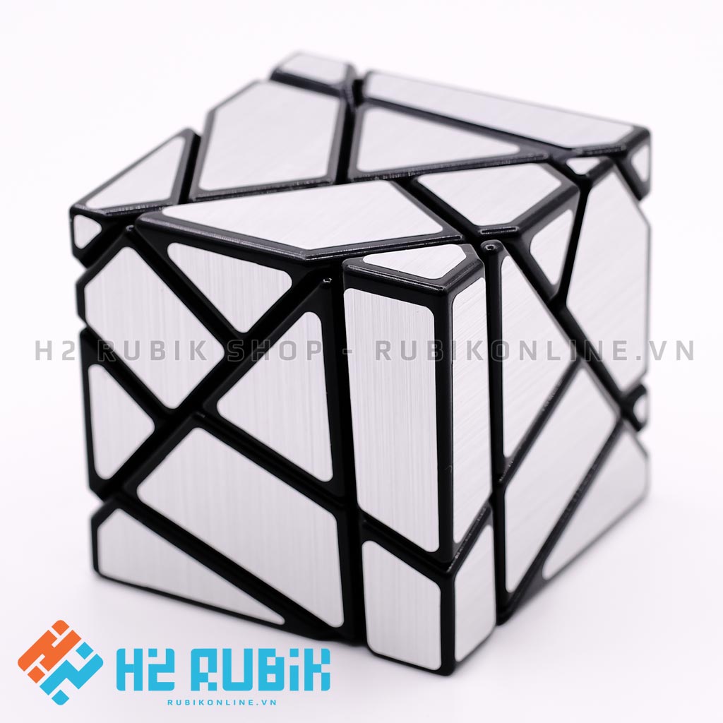 Ghost Cube 3x3 Bạc-Vàng H2 Rubik Shop