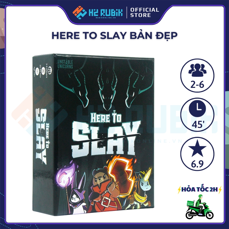 Here to Slay Board Game thẻ bài chiến thuật đội hình H2 Rubik Shop