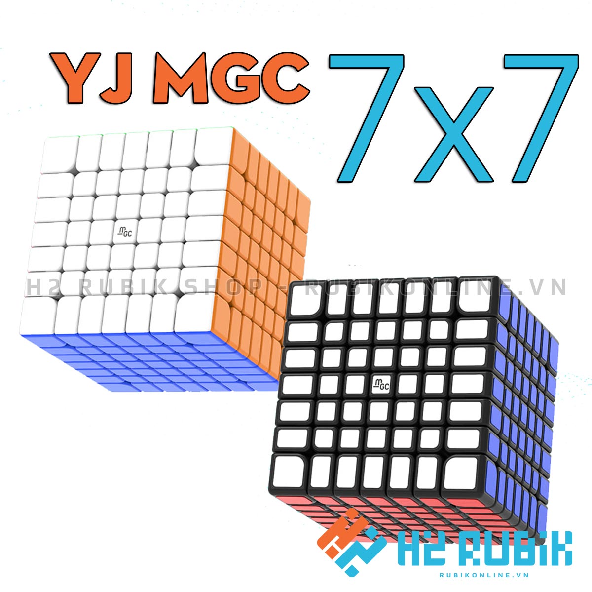 Rubik 7x7 YJ MGC 7x7 - Rubik 7 tầng có nam châm sẵn H2 Rubik Shop