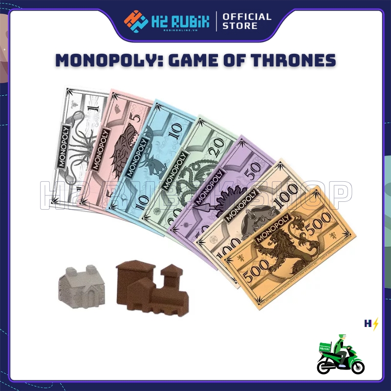 Cờ tỷ phú Game Of Thrones Monopoly phiên bản đặc biệt H2 Rubik Shop