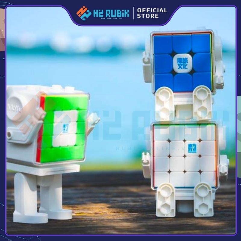 MoYu Robot Display Box Hộp trưng bày Rubik hình Rô Bốt H2 Rubik Shop