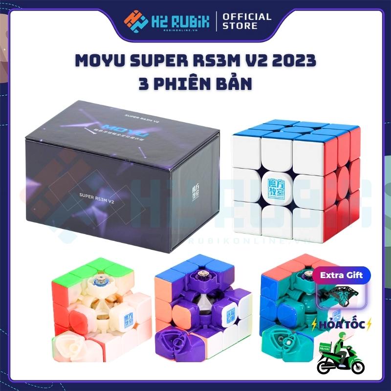 MoYu Super RS3M V2 UV Coated Có nam châm sẵn 3 phiên bản H2 Rubik Shop