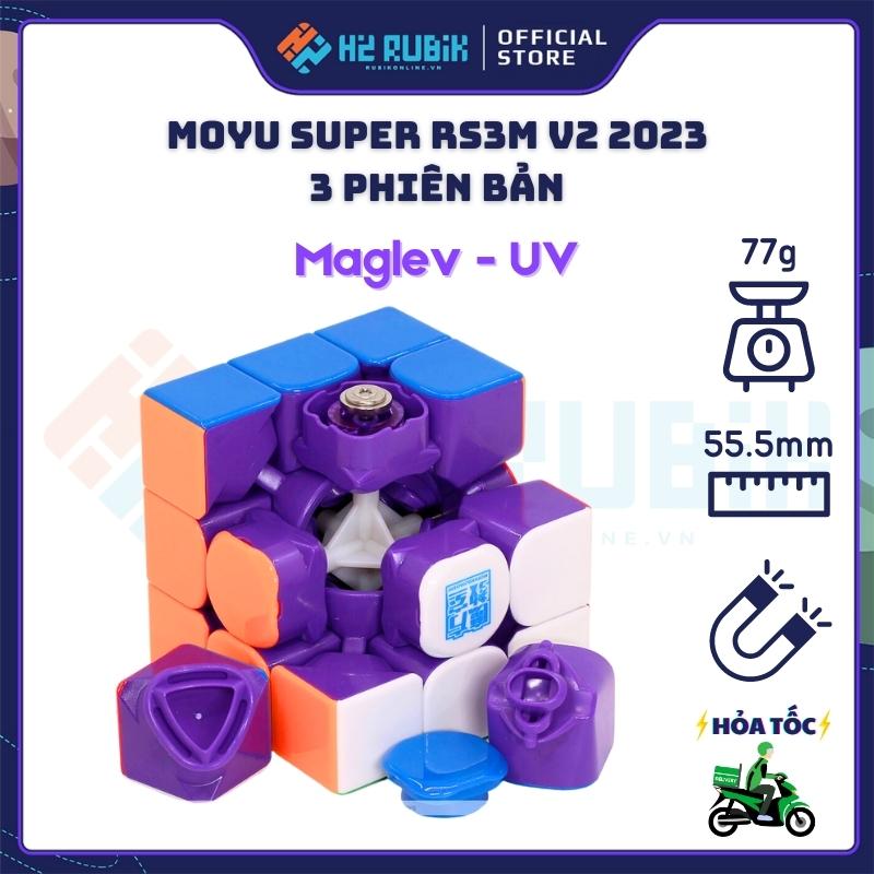 MoYu Super RS3M V2 UV Coated Có nam châm sẵn 3 phiên bản H2 Rubik Shop