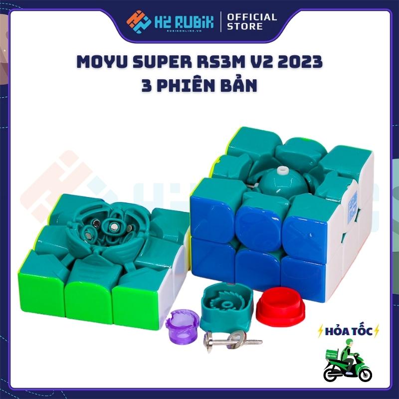 MoYu Super RS3M V2 UV Coated Có nam châm sẵn 3 phiên bản H2 Rubik Shop