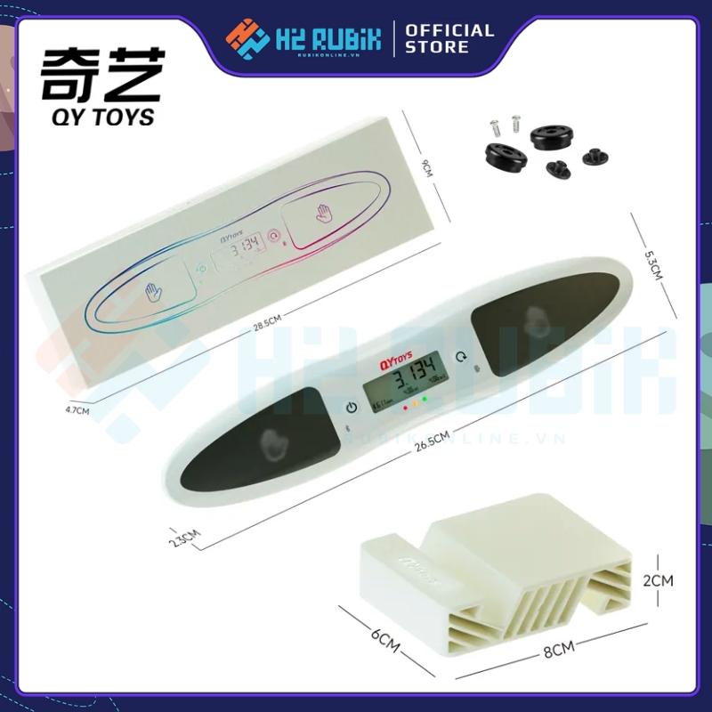 QiYi Smart Timer Đồng hồ bấm giờ Rubik thông minh H2 Rubik Shop