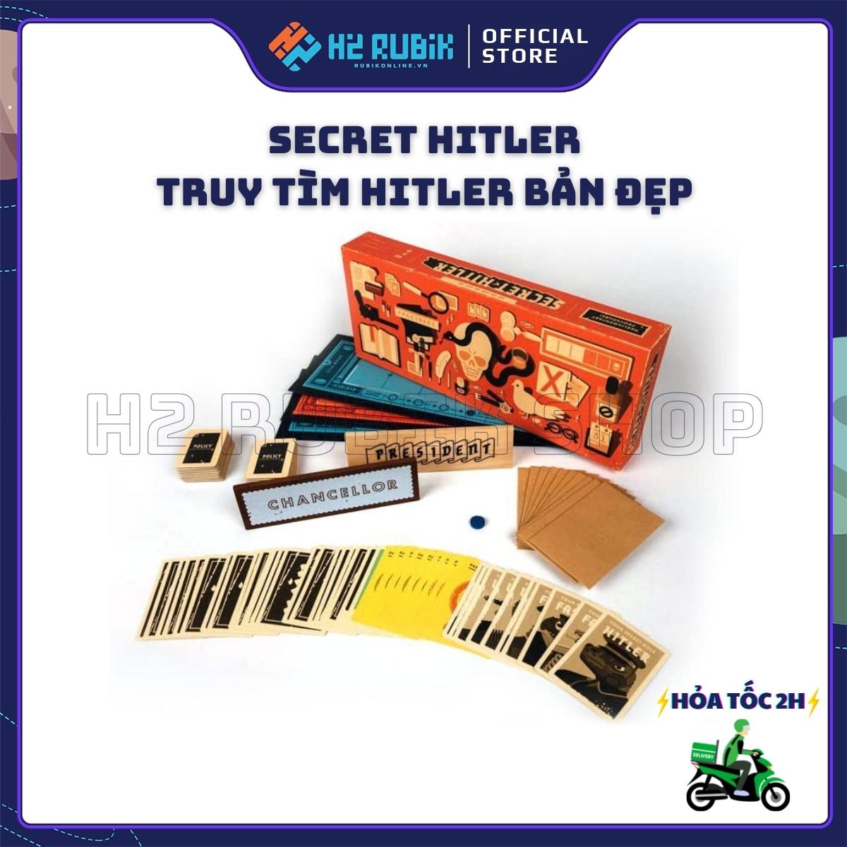 Secret Hitler Board Game Hộp Dài Cứng Cao Cấp Tiếng Anh H2 Rubik Shop