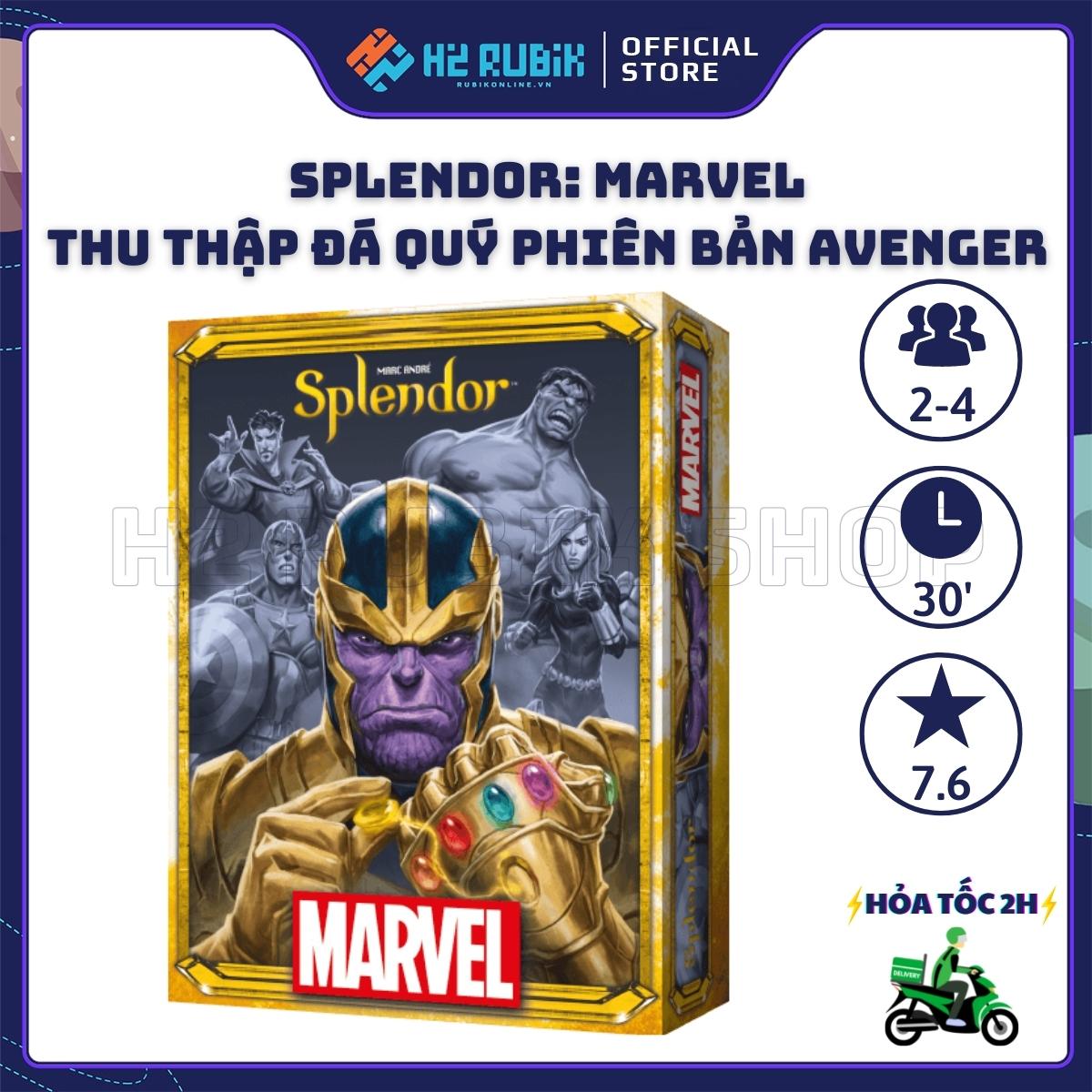 Splendor: Marvel Board Game Thu Thập Đá Quý Phiên Bản Avenger Hộp Cứng ...