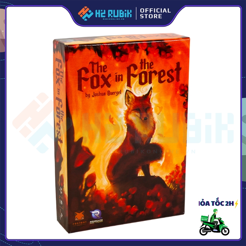 The Fox in the Forest Board Game tiếng Anh US H2 Rubik Shop