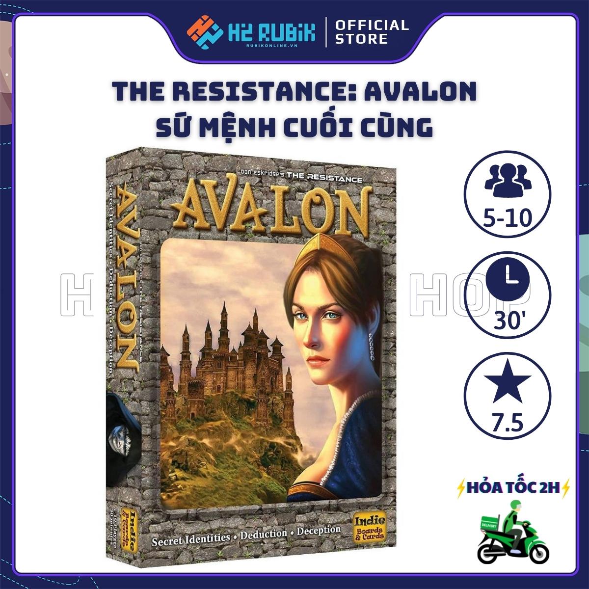 The Resistance: Avalon Boardgame cao cấp bản đẹp (Tiếng Anh) H2 Rubik Shop