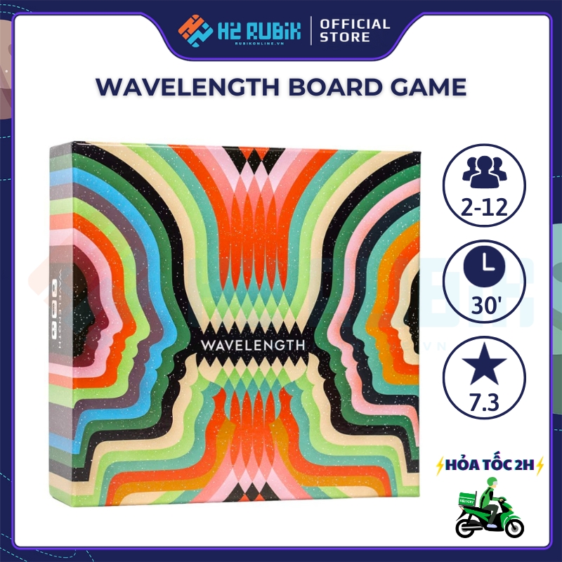 Wavelength Board Game Bước Sóng Tiếng Anh US bản đẹp H2 Rubik Shop