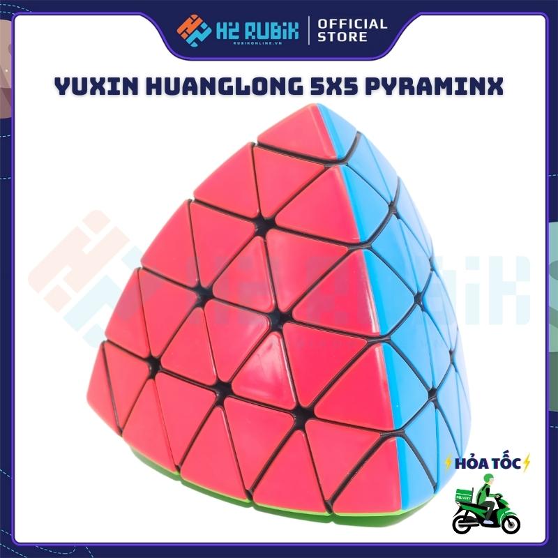 YuXin Huanglong 5x5 Pyraminx Rubik tam giác 5 tầng H2 Rubik Shop