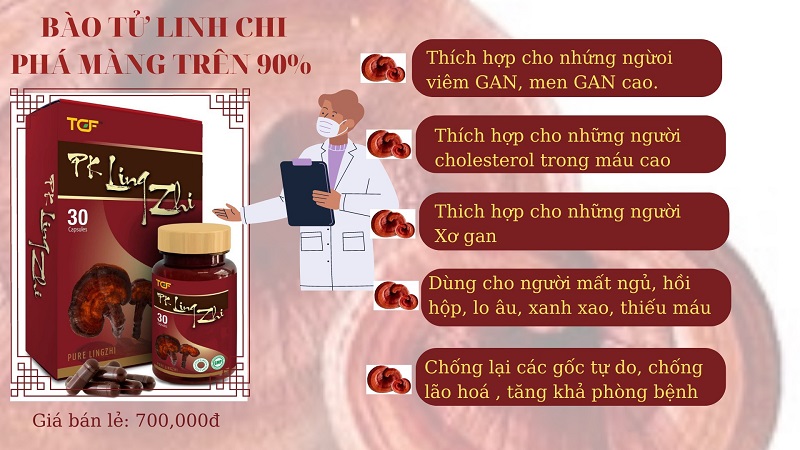 VIÊN UỐNG LINH CHI PURE LINGZHI - 30 VIÊN | Hàng Xách Tay Giá Tốt HeaStore