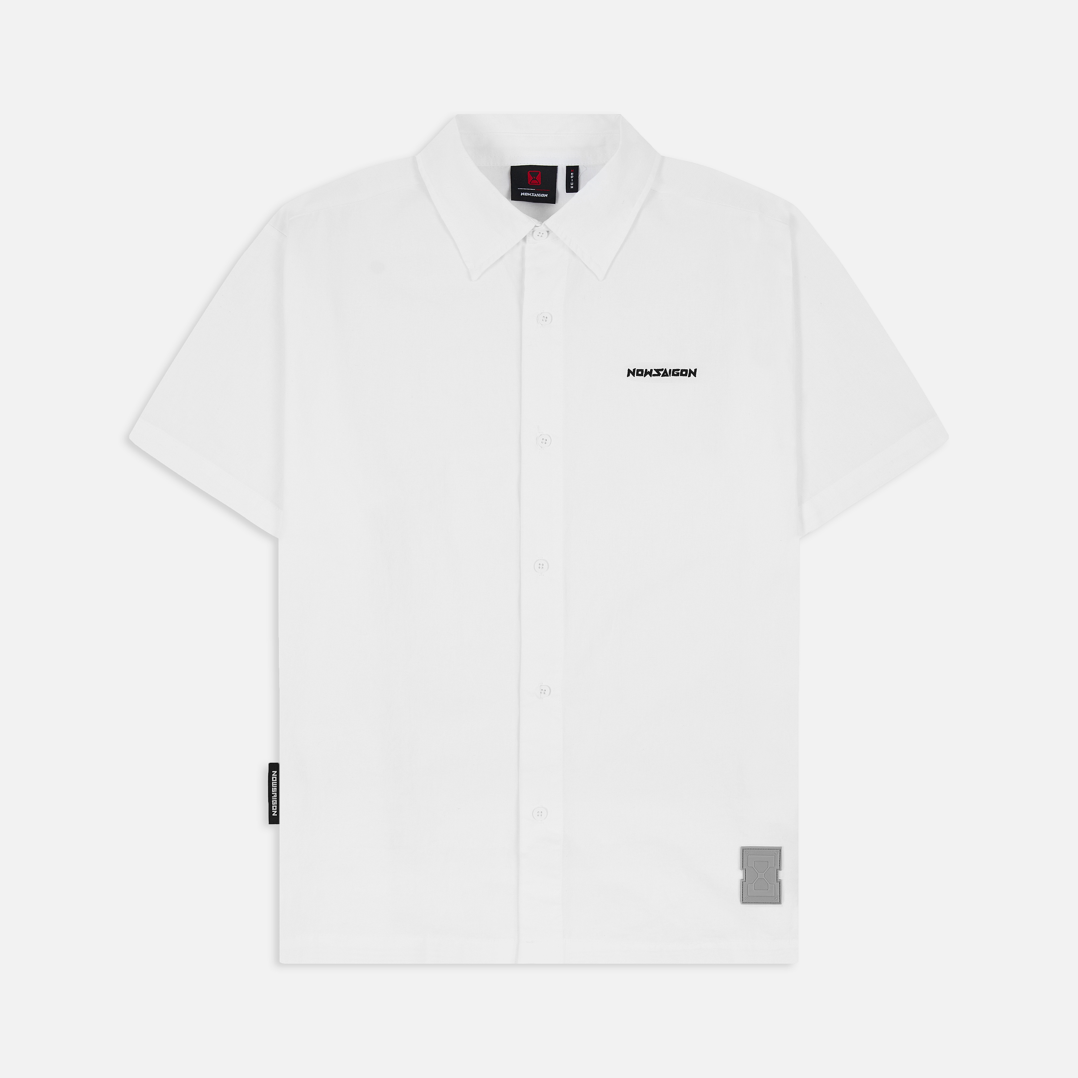 NOWSAIGON SHORT SLEEVE SHIRTS - WHITE