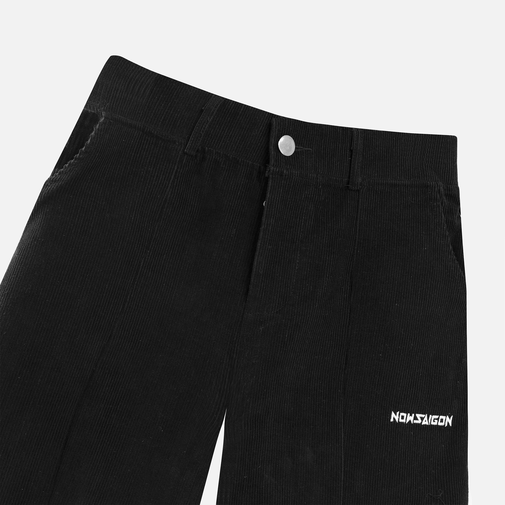 Corduroy Pants Black