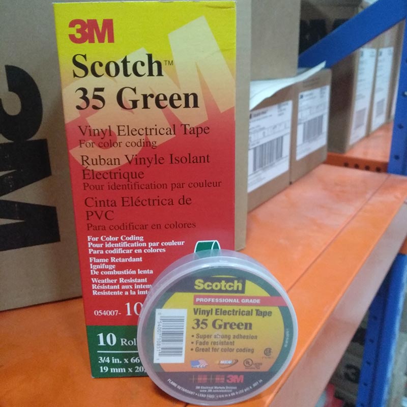 Băng keo cách điện 3M Scotch 35 - Cho điện thế 220V GALUP
