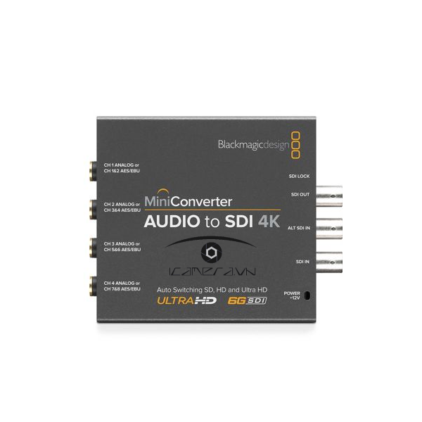 BlackMagic Mini Converter - Audio to SDI 4K bộ chuyển đổi tín hiệu
