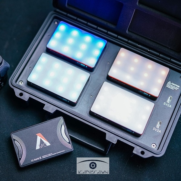 Bộ đèn Aputure MC 4 Light Travel Kit chính hãng