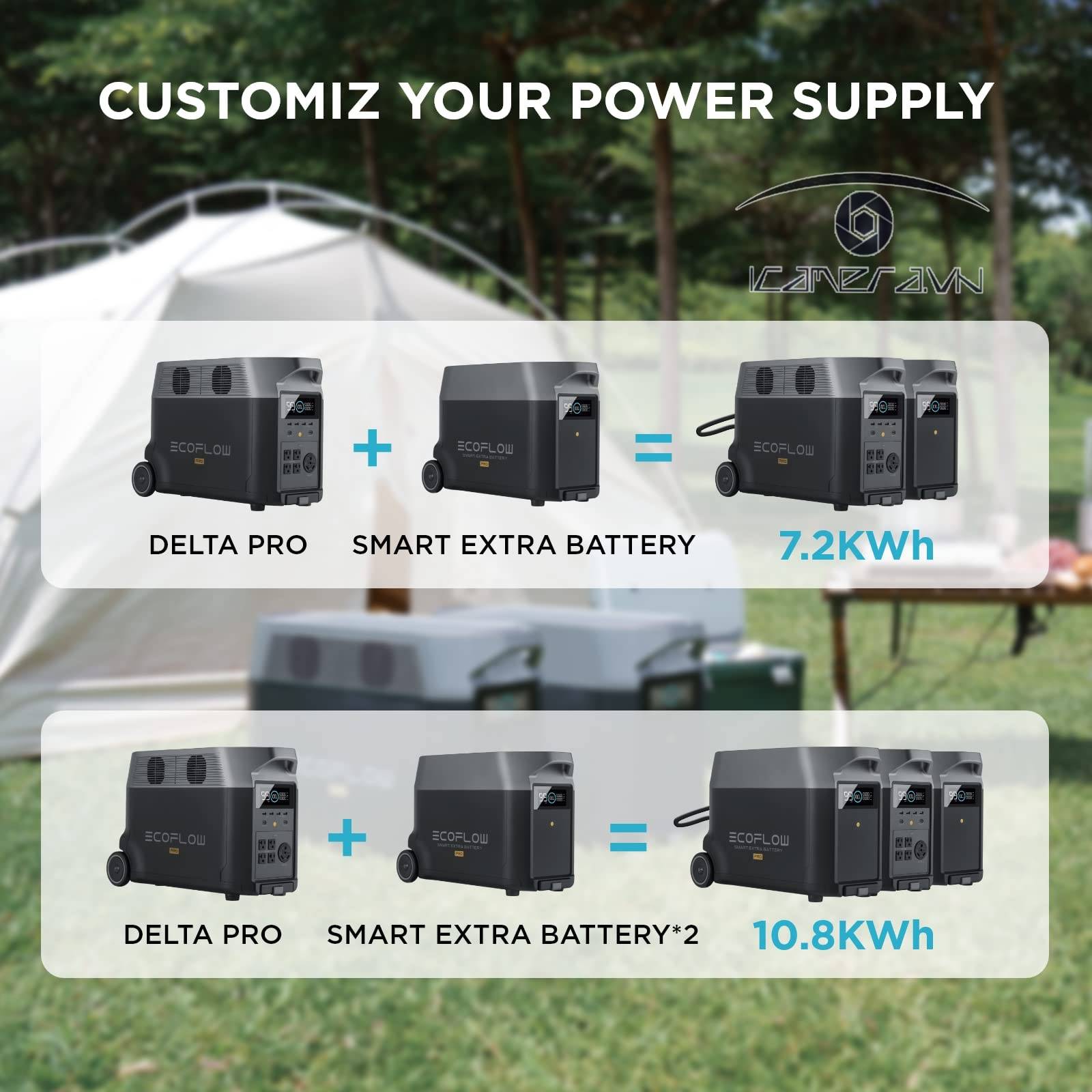 EcoFlow Smart Extra Battery cho trạm sạc DELTA Pro chính hãng