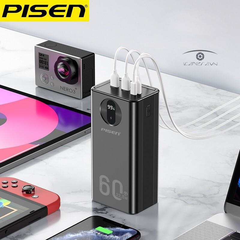 PISEN QUICK C16PD 60000mAh Big Charger Sạc pin dung lượng lớn