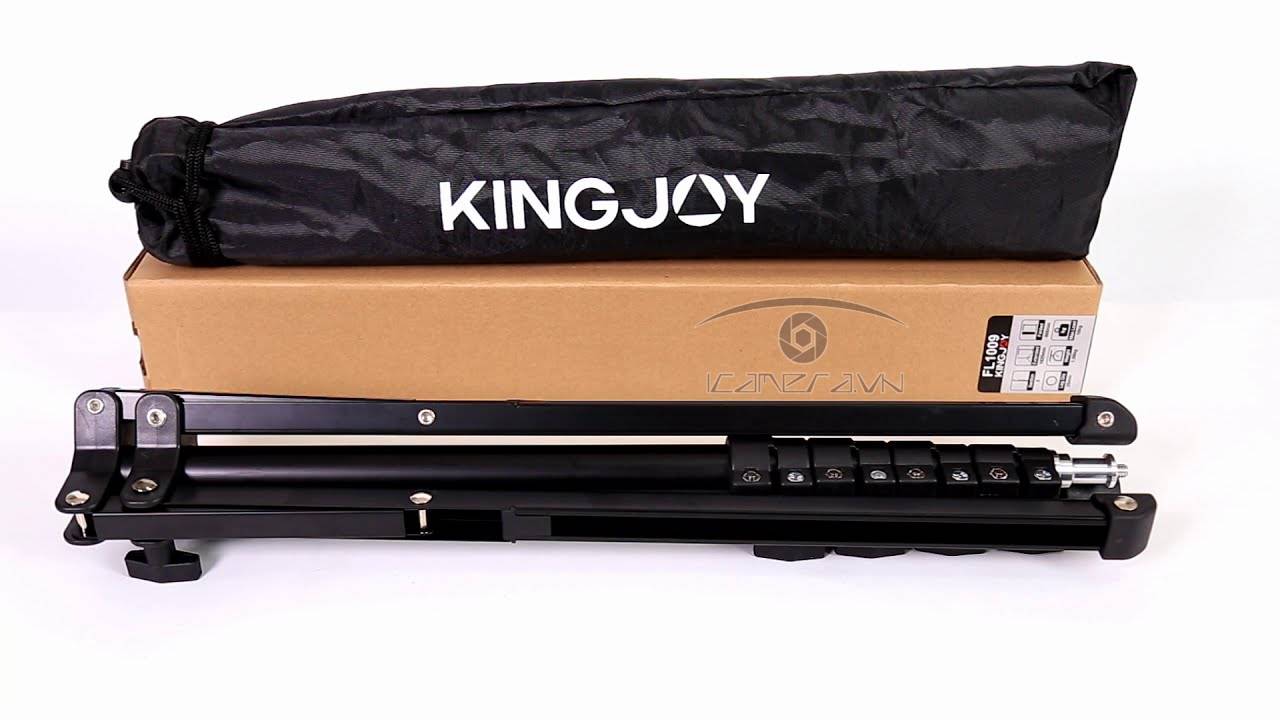 Chân đèn studio chuyên nghiệp Kingjoy FL1009 1.8m mua ở đâu giá rẻ