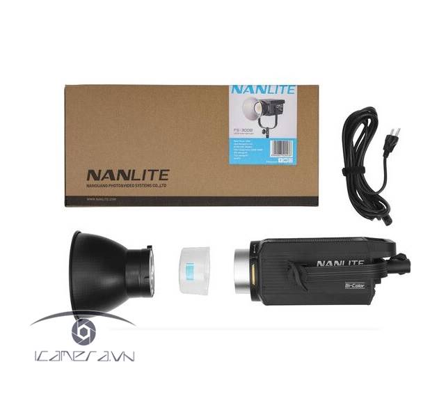 Đèn Led Nanlite FS-300B bóng đèn AC đổi màu 2700K-6500K