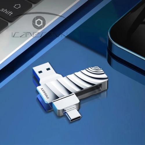PISEN USB3.0 TYPE-C 360 U Disk Truyền tốc độ cao, ổn định và an toàn