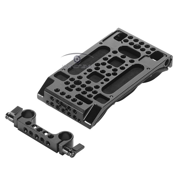 SMALLRIG Universal Shoulder Pad with Rod Clamp 2077-Phụ kiện máy quay