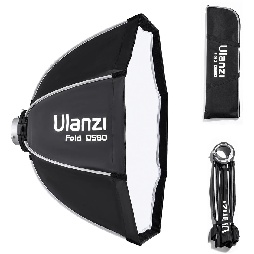Softbox Ulanzi 60cm / 80cm ngàm Bowens (DS60/DS80) tản sáng cho đèn