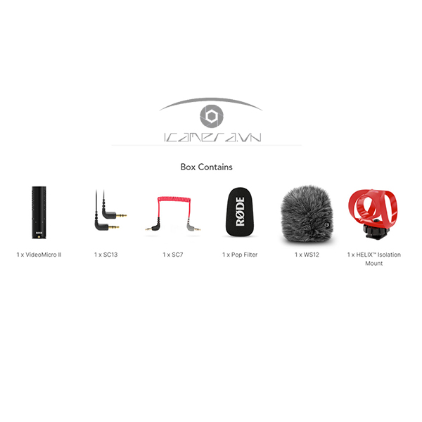 Micro Rode VideoMicro II - micrô chất lượng chuyên nghiệp từ Rode