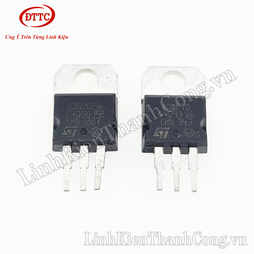 80NF70 MOSFET N-CH 80A 70V TO220 (Tháo Máy)