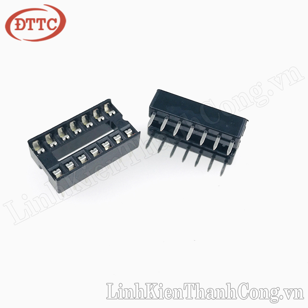 Đế IC 14 Chân DIP 14 - Loại dẹt - Link Kiện Thành Công