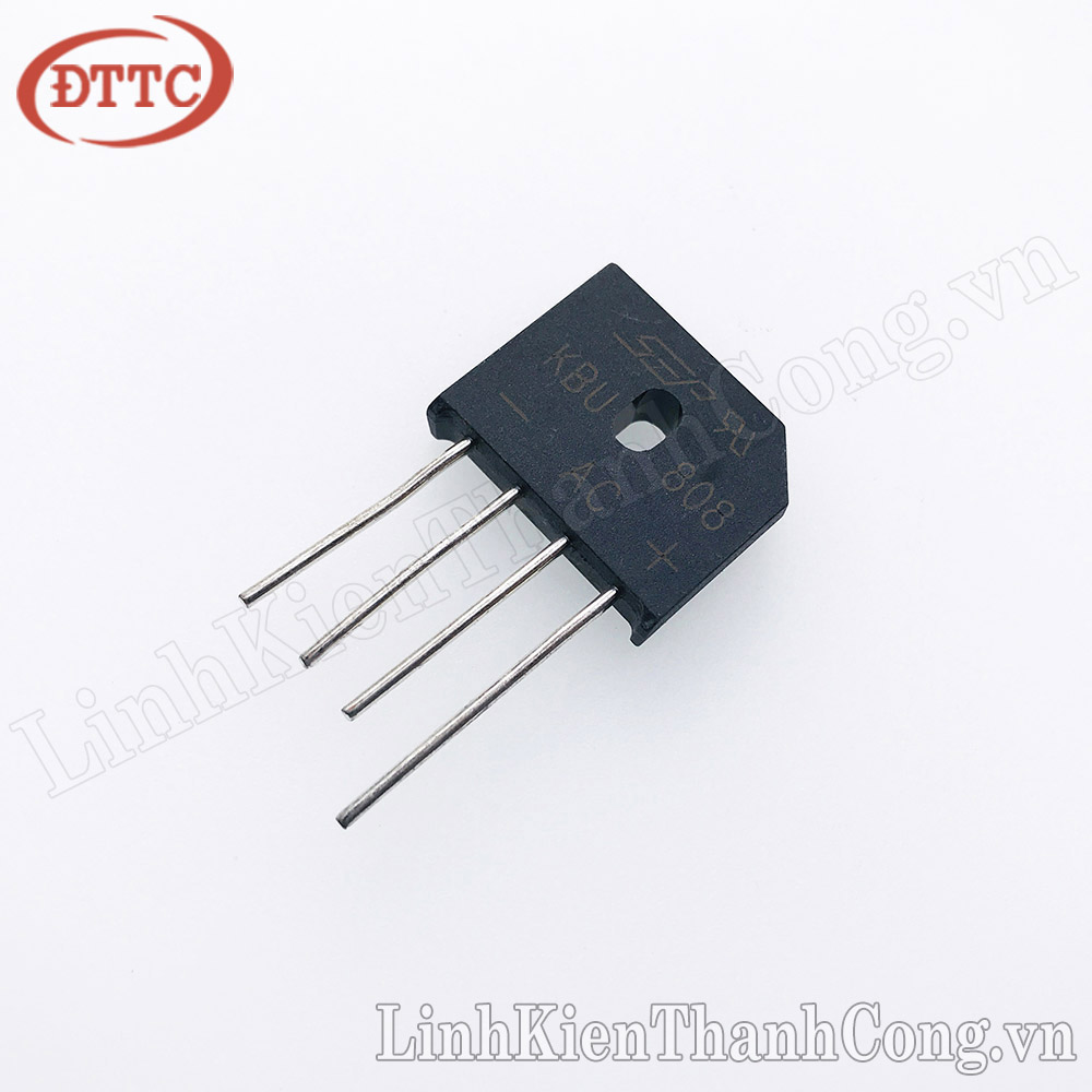 Diode Cầu KBU808 8A 800V - Linh Kiện Thành Công