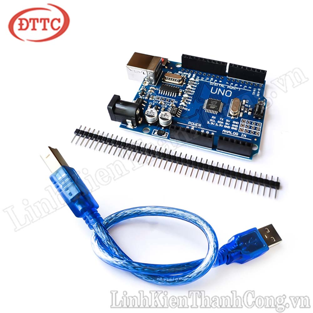 Kit Arduino Uno R3 SMD Chip Dán + Cáp USB