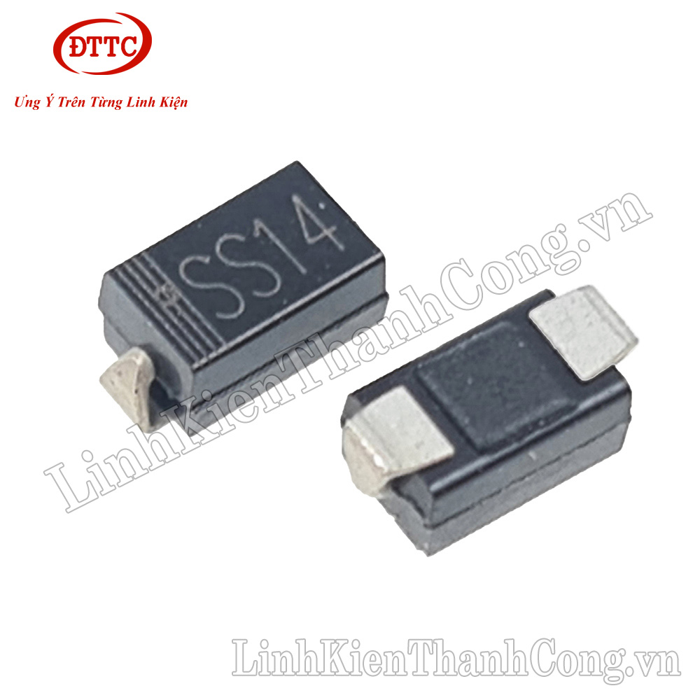 Diode Schottky SS14 SMD 1A 40V (1N5819 SMA)
