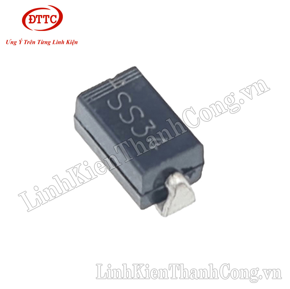 Diode Schottky SS34 SMD 3A 40V (1N5822 SMA)