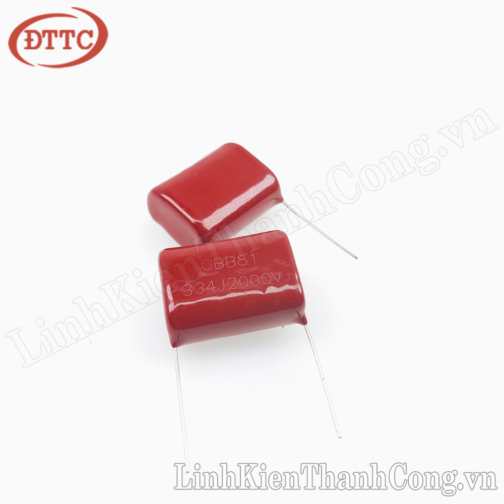 Tụ CBB81 0.33uF 334J 2000V 31mm