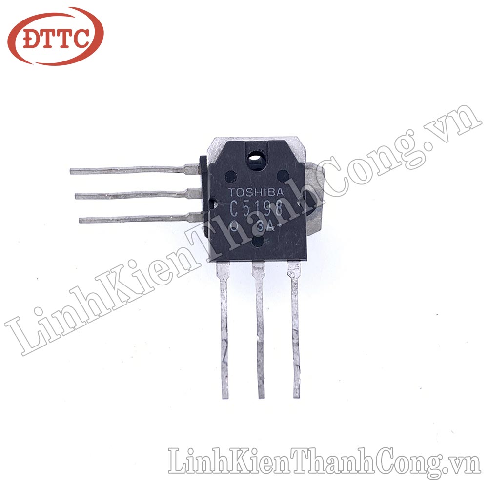 C5198 Transistor NPN 10A 140V TO-3P (Tháo Máy)