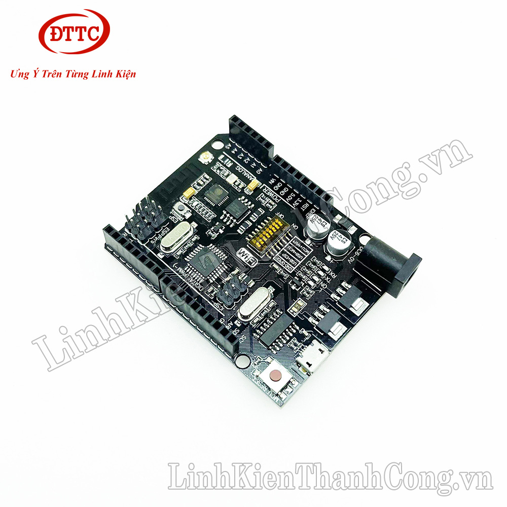 Mạch Arduino Uno + Wifi R3 Atmega328P + ESP8266