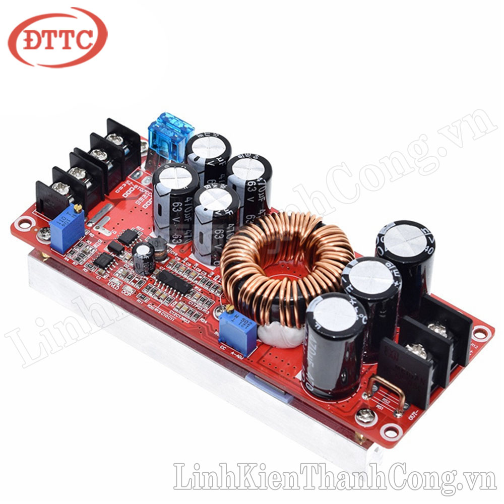 Mạch BOOST Tăng Áp DC-DC, Vào 10-60VDC, Ra 12-83VDC 1200W