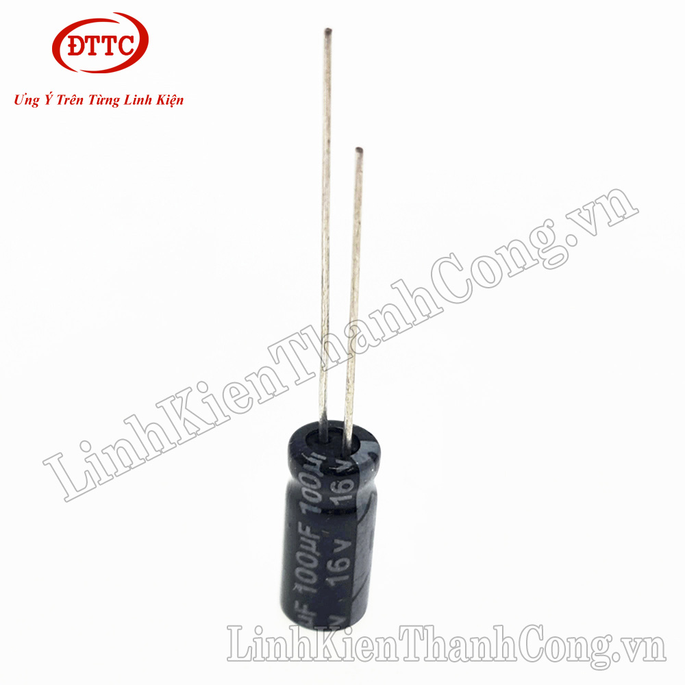 Tụ 100uF 16V (6x11mm)