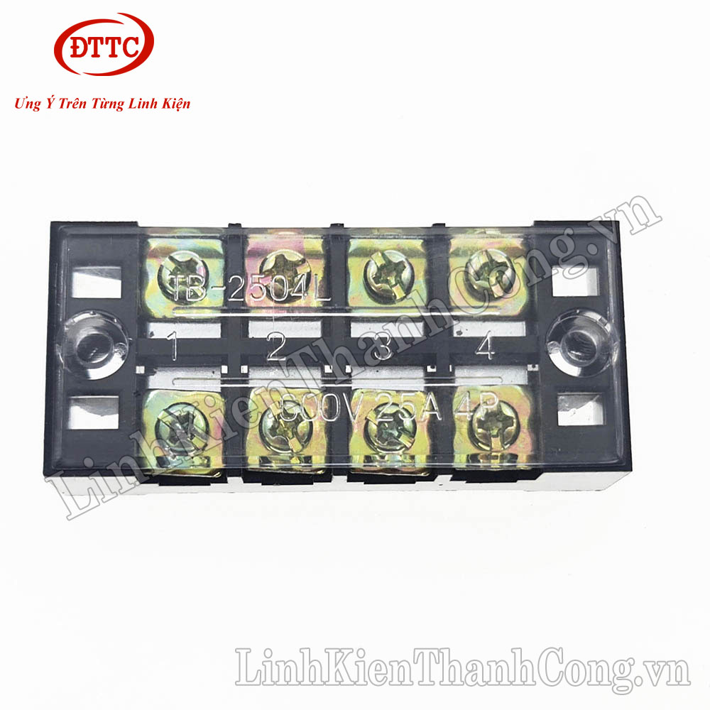 Cầu Đấu Domino 4P TB-2504 600V 25A