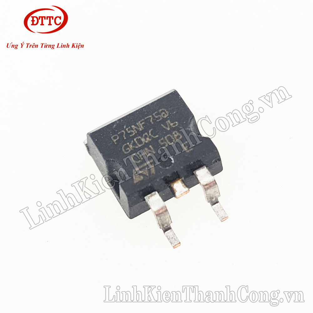 P75NF75 75NF75 MOSFET N-CH 75A 75V TO263 (Tháo Máy)